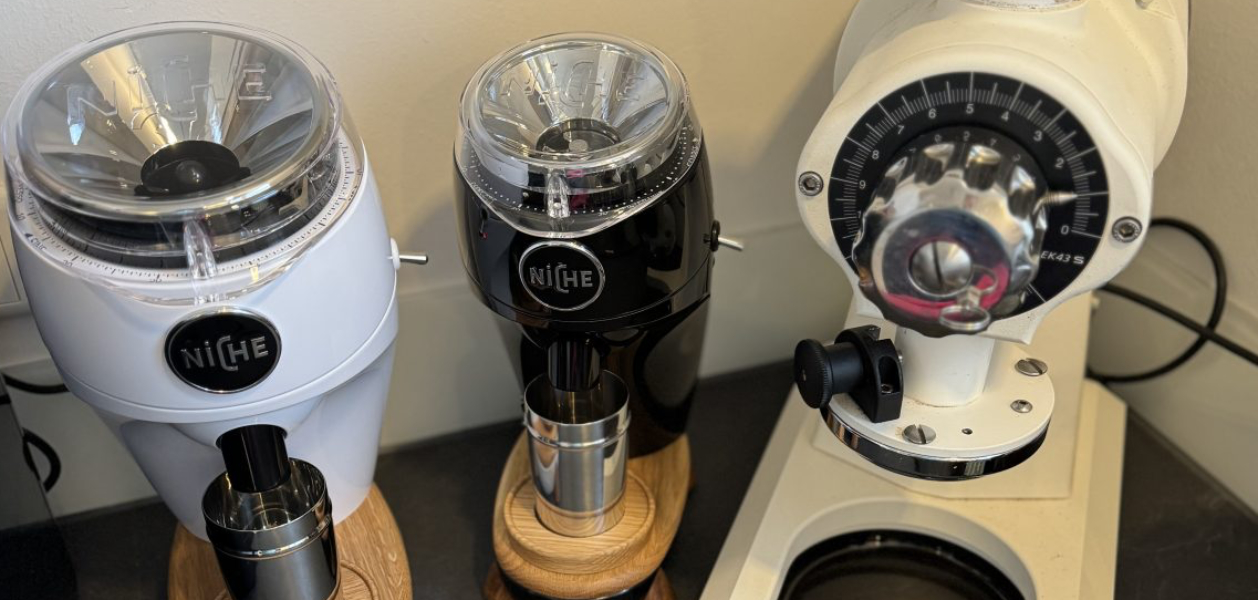 Mahlkönig EK43 vs. Niche Zero vs. Niche Duo - milchaufschaeumer.eu